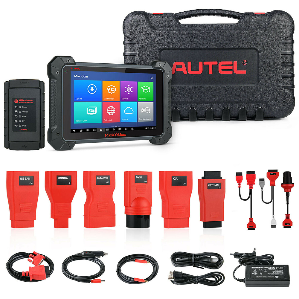 100% Original Autel MaxiCOM MK908 All System Diagnostic Tool Support ECU Key Coding Updated Version