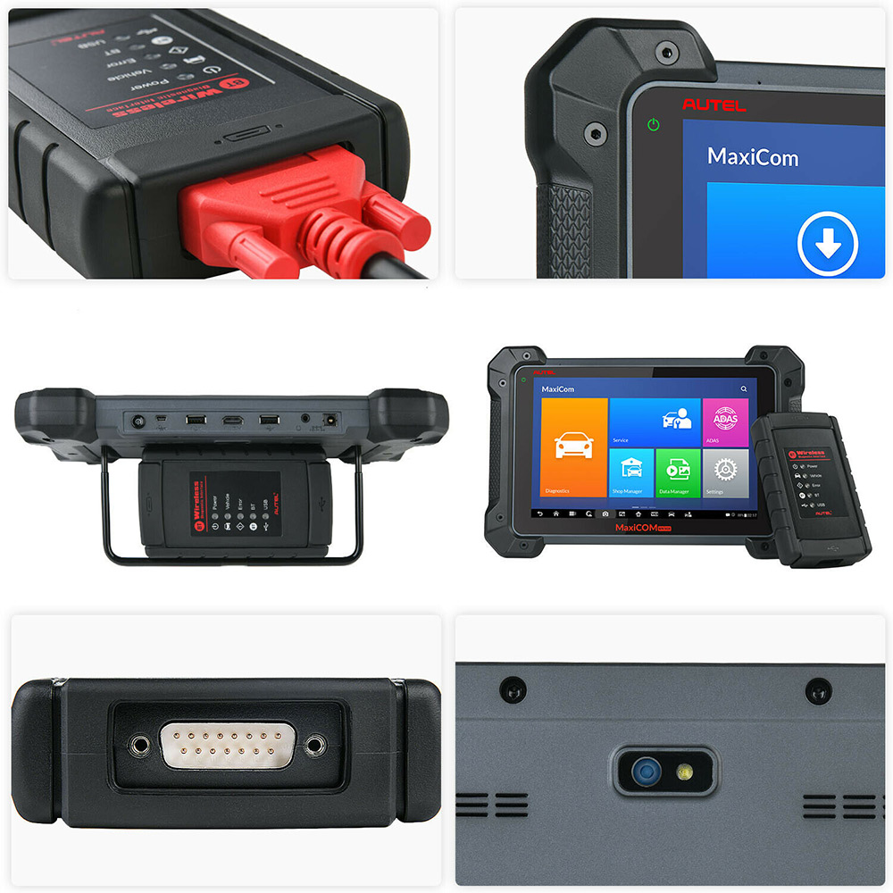 100% Original Autel MaxiCOM MK908 All System Diagnostic Tool Support ...